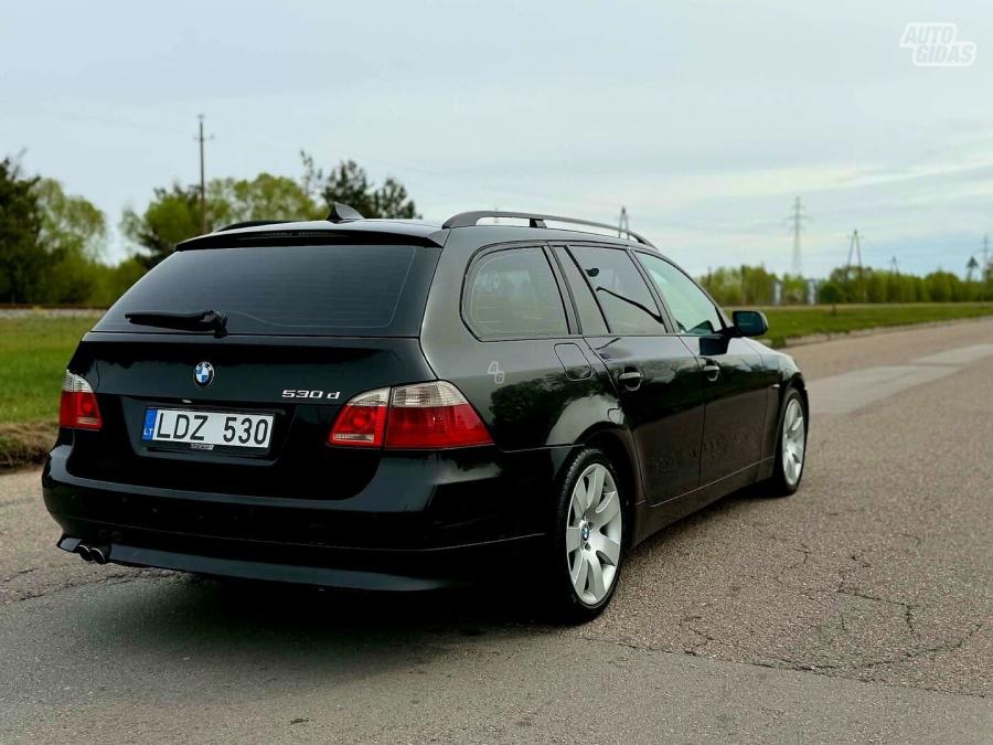 Melns BMW 530 2007 Kauņa, ar dzinēja tilpumu 3.00 L un nobraukumu 400 tūkst. km par 2750 €, foto 9 vietnē AUTOMOTO.COM.LV