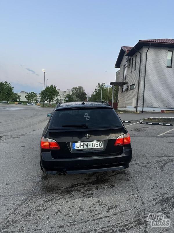 Black BMW 530 2007 in Vilnius, with an engine capacity of 3.00 L and mileage of 550 thousand km for 4880 €, photo 6 on AUTOMOTO.COM.LV