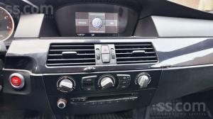 Black BMW 530 2007 in Riga, with an engine capacity of 3.00 L and mileage of 474 thousand km for 2950 €, photo 16 on AUTOMOTO.COM.LV