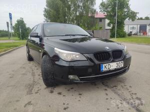 Melns BMW 530 2007 Jelgava, ar dzinēja tilpumu 3.00 L un nobraukumu 348 tūkst. km par 4950 €, foto  vietnē AUTOMOTO.COM.LV
