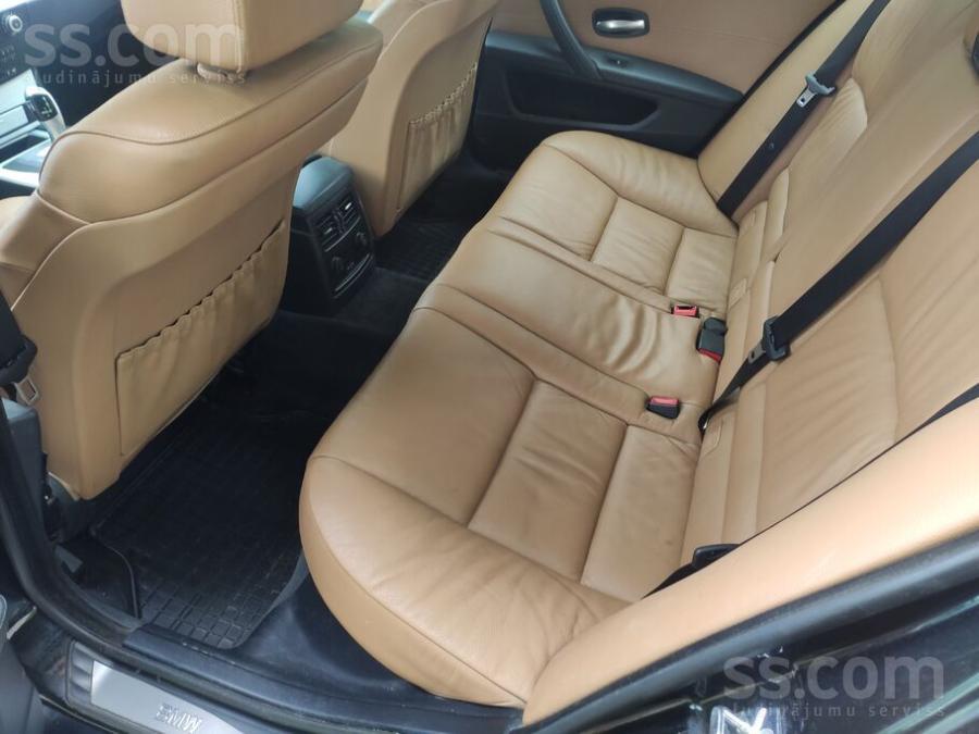 Melns BMW 530 2007 Jelgava, ar dzinēja tilpumu 3.00 L un nobraukumu 348 tūkst. km par 4950 €, foto 7 vietnē AUTOMOTO.COM.LV