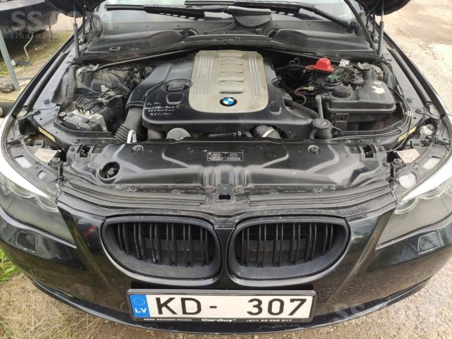 Melns BMW 530 2007 Jelgava, ar dzinēja tilpumu 3.00 L un nobraukumu 348 tūkst. km par 3490 €, foto 17 vietnē AUTOMOTO.COM.LV