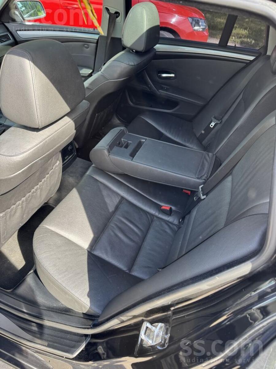 Melns BMW 530 2007 Rīga, ar dzinēja tilpumu 3.00 L un nobraukumu 356 tūkst. km par 4700 €, foto 8 vietnē AUTOMOTO.COM.LV