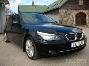 Melns BMW 530 2007 Cēsis, ar dzinēja tilpumu 3.00 L un nobraukumu 0 tūkst. km par 4990 €, foto  vietnē AUTOMOTO.COM.LV