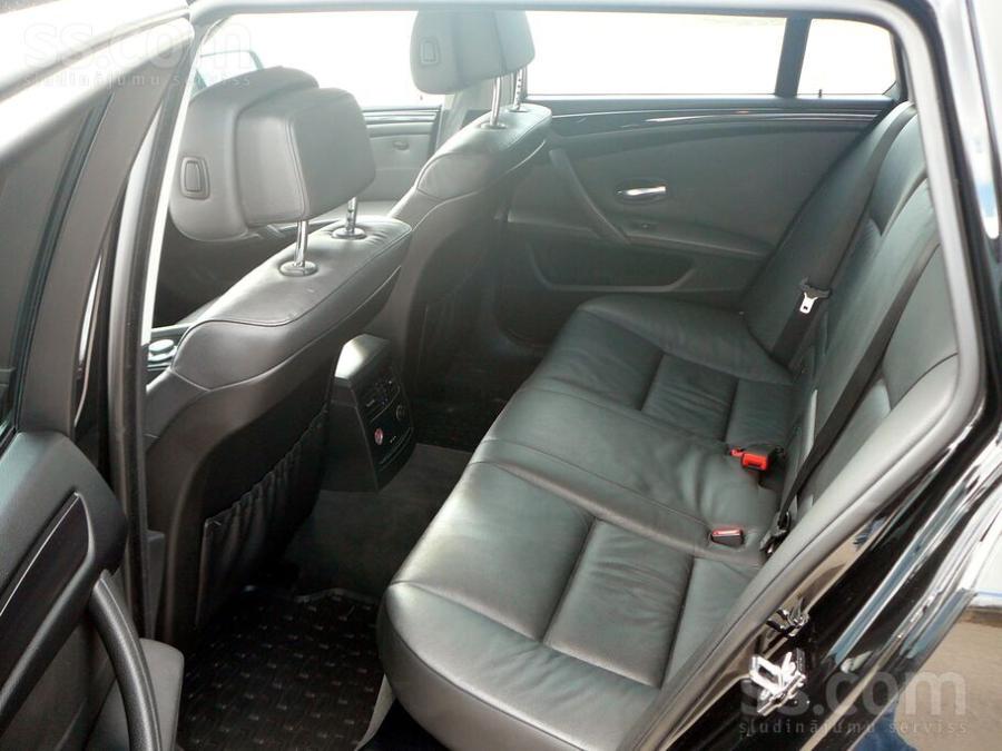 Melns BMW 530 2007 Cēsis, ar dzinēja tilpumu 3.00 L un nobraukumu 0 tūkst. km par 4990 €, foto 13 vietnē AUTOMOTO.COM.LV