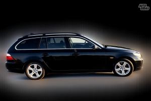 Melns BMW 530 2007 Kauņa, ar dzinēja tilpumu 3.00 L un nobraukumu 291 tūkst. km par 5300 €, foto  vietnē AUTOMOTO.COM.LV