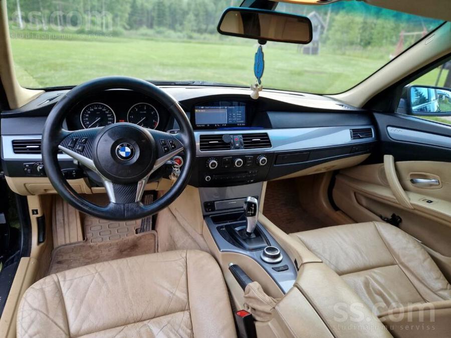 Черный БМВ 530 2007 в Цесис, объемом двигателя 3.00 л и пробегом 475 тыс. км за 5200 €, фото 8 на AUTOMOTO.COM.LV