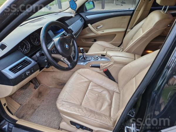 Черный БМВ 530 2007 в Цесис, объемом двигателя 3.00 л и пробегом 475 тыс. км за 5200 €, фото 8 на AUTOMOTO.COM.LV