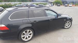 Black BMW 530 2007 in Riga, with an engine capacity of 3.00 L and mileage of 343 thousand km for 2650 €, photo 6 on AUTOMOTO.COM.LV