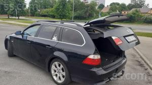 Black BMW 530 2007 in Riga, with an engine capacity of 3.00 L and mileage of 343 thousand km for 2650 €, photo 7 on AUTOMOTO.COM.LV