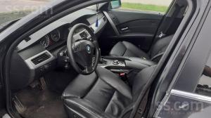 Black BMW 530 2007 in Riga, with an engine capacity of 3.00 L and mileage of 343 thousand km for 2650 €, photo 10 on AUTOMOTO.COM.LV
