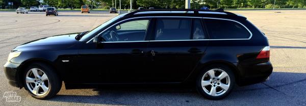 Black BMW 530 2007 in Kaunas, with an engine capacity of 3.00 L and mileage of 291 thousand km for 5099 €, photo 4 on AUTOMOTO.COM.LV