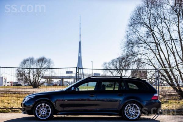 Black BMW 530 2007 in Riga, with an engine capacity of 3.00 L and mileage of 286 thousand km for 6790 €, photo 4 on AUTOMOTO.COM.LV