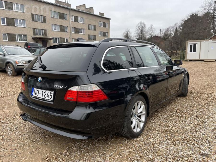 Черный БМВ 530 2007 в Кулдига, объемом двигателя 3.00 л и пробегом 287 тыс. км за 4790 €, фото 4 на AUTOMOTO.COM.LV
