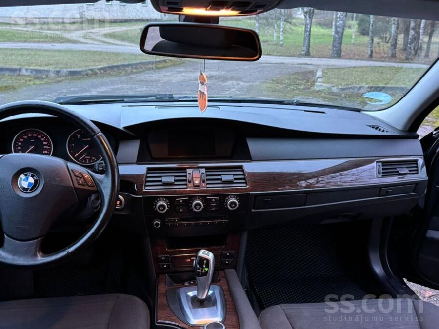 Черный БМВ 530 2007 в Балви, объемом двигателя 3.00 л и пробегом 368 тыс. км за 4100 €, фото 6 на AUTOMOTO.COM.LV
