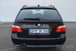 Melns BMW 530 2007 Rīga, ar dzinēja tilpumu 3.00 L un nobraukumu 361 tūkst. km par 6640 €, foto 5 vietnē AUTOMOTO.COM.LV