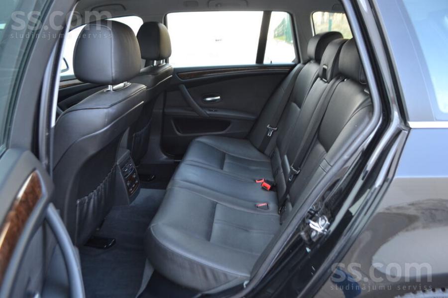 Melns BMW 530 2007 Rīga, ar dzinēja tilpumu 3.00 L un nobraukumu 361 tūkst. km par 6640 €, foto 11 vietnē AUTOMOTO.COM.LV