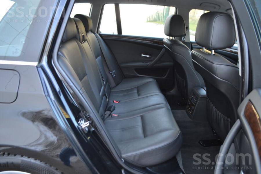 Melns BMW 530 2007 Rīga, ar dzinēja tilpumu 3.00 L un nobraukumu 361 tūkst. km par 6640 €, foto 12 vietnē AUTOMOTO.COM.LV