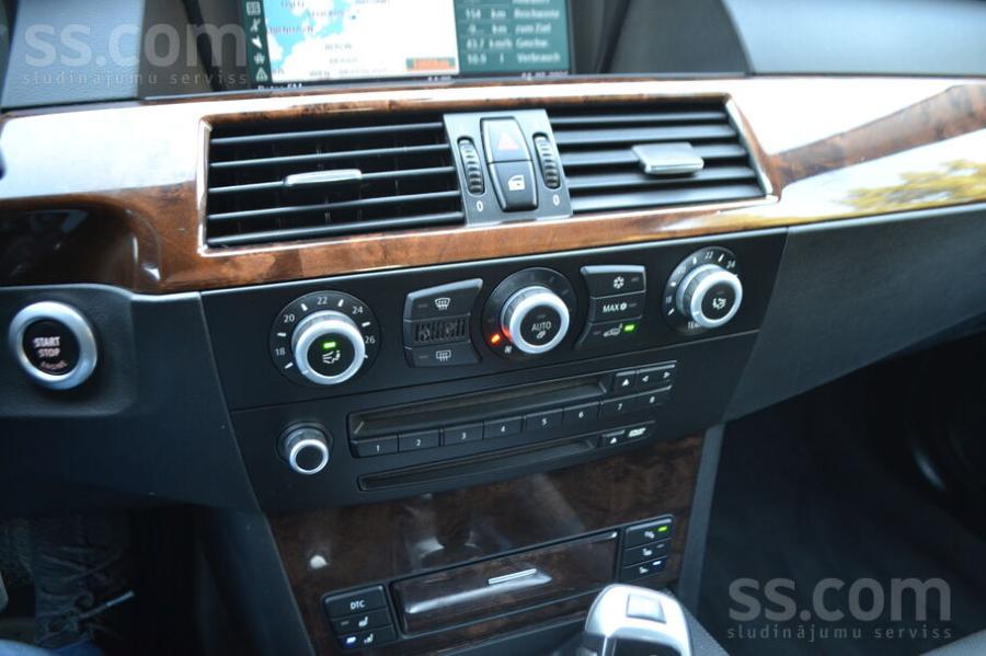 Melns BMW 530 2007 Rīga, ar dzinēja tilpumu 3.00 L un nobraukumu 361 tūkst. km par 6640 €, foto 15 vietnē AUTOMOTO.COM.LV