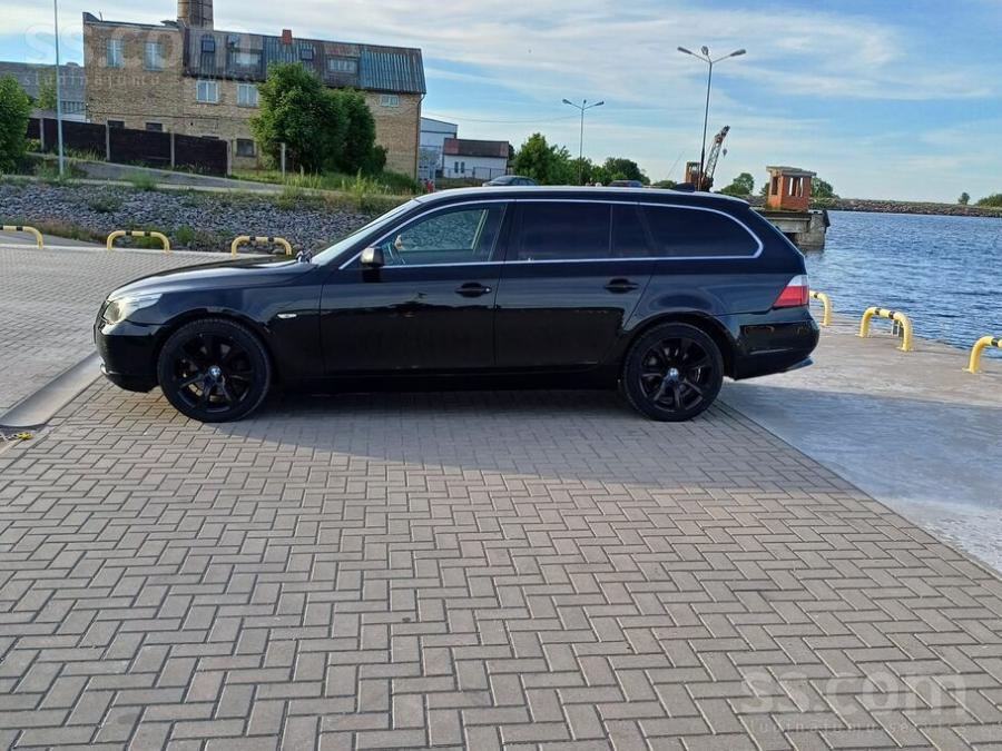 Melns BMW 530 2007 Tukums, ar dzinēja tilpumu 3.00 L un nobraukumu 0 tūkst. km par 2750 €, foto 3 vietnē AUTOMOTO.COM.LV