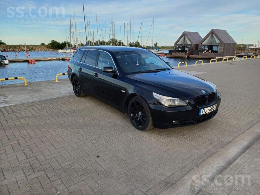 Melns BMW 530 2007 Tukums, ar dzinēja tilpumu 3.00 L un nobraukumu 0 tūkst. km par 2750 €, foto 7 vietnē AUTOMOTO.COM.LV