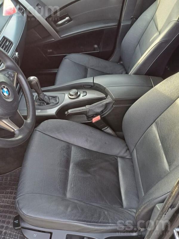 Melns BMW 530 2007 Tukums, ar dzinēja tilpumu 3.00 L un nobraukumu 0 tūkst. km par 2750 €, foto 10 vietnē AUTOMOTO.COM.LV