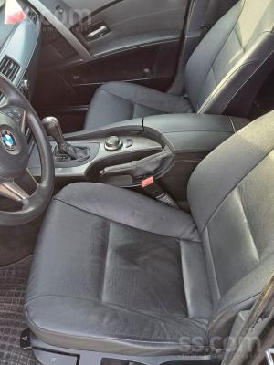 Melns BMW 530 2007 Tukums, ar dzinēja tilpumu 3.00 L un nobraukumu 0 tūkst. km par 2750 €, foto 11 vietnē AUTOMOTO.COM.LV