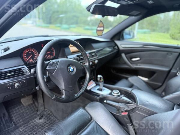 Melns BMW 530 2007 Rīga, ar dzinēja tilpumu 3.00 L un nobraukumu 479 tūkst. km par 3300 €, foto 9 vietnē AUTOMOTO.COM.LV