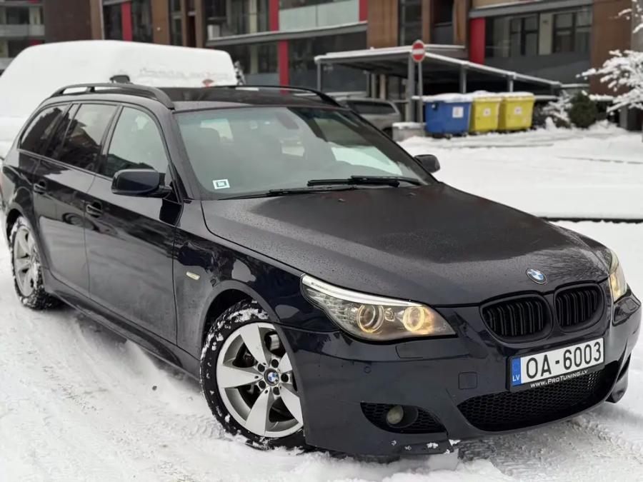 Melns BMW 530 2007 Rīga, ar dzinēja tilpumu 3.00 L un nobraukumu 375 tūkst. km par 4990 €, foto 1 vietnē AUTOMOTO.COM.LV