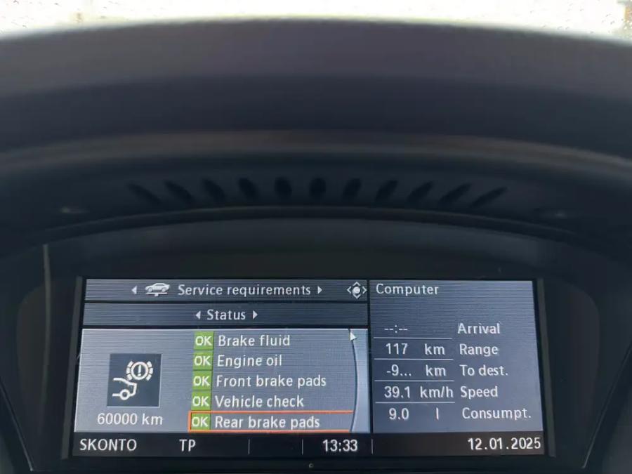 Melns BMW 530 2007 Rīga, ar dzinēja tilpumu 3.00 L un nobraukumu 375 tūkst. km par 4990 €, foto 14 vietnē AUTOMOTO.COM.LV