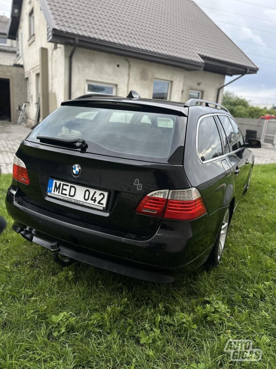 Black BMW 530 2007 in Kaunas, with an engine capacity of 3.00 L and mileage of 300 thousand km for 3700 €, photo 7 on AUTOMOTO.COM.LV