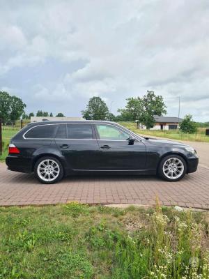 Black BMW 530 2007 in Kaisiadorys, with an engine capacity of 2.99 L and mileage of 369 thousand km for 4150 €, photo 7 on AUTOMOTO.COM.LV