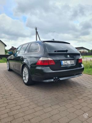 Black BMW 530 2007 in Kaisiadorys, with an engine capacity of 2.99 L and mileage of 369 thousand km for 4150 €, photo 10 on AUTOMOTO.COM.LV