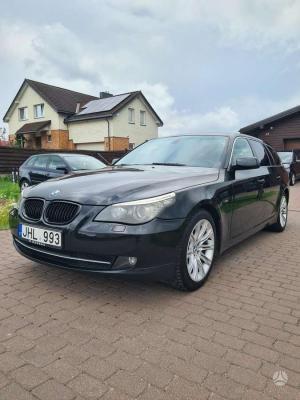 Black BMW 530 2007 in Kaisiadorys, with an engine capacity of 2.99 L and mileage of 369 thousand km for 4150 €, photo 13 on AUTOMOTO.COM.LV