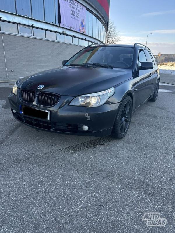 Black BMW 530 2007 in Vilnius, with an engine capacity of 3.00 L and mileage of 0 thousand km for 3000 €, photo 1 on AUTOMOTO.COM.LV