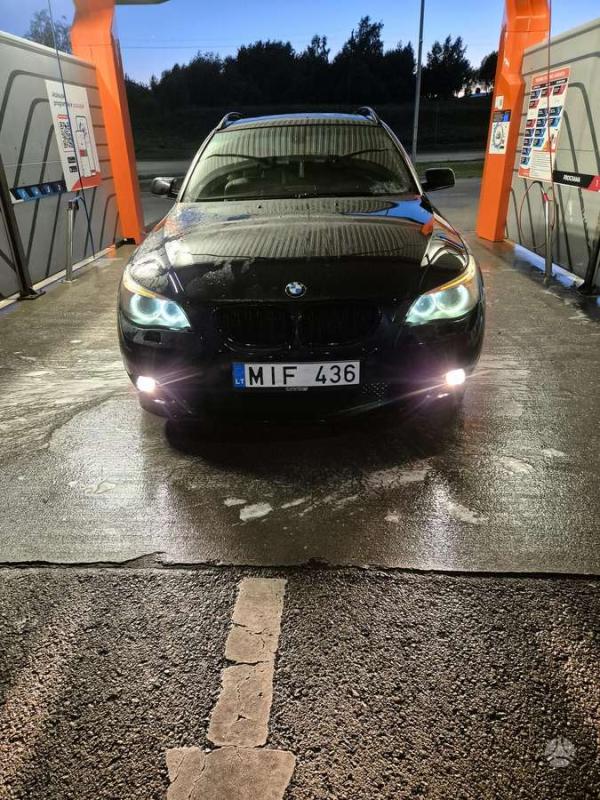 Melns BMW 530 2007 Jonava, ar dzinēja tilpumu 2.99 L un nobraukumu 366 tūkst. km par 4000 €, foto 1 vietnē AUTOMOTO.COM.LV