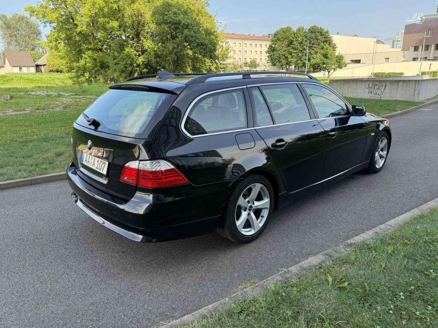 Melns BMW 530 2007 Viļņa, ar dzinēja tilpumu 2.99 L un nobraukumu 278 tūkst. km par 3950 €, foto 6 vietnē AUTOMOTO.COM.LV