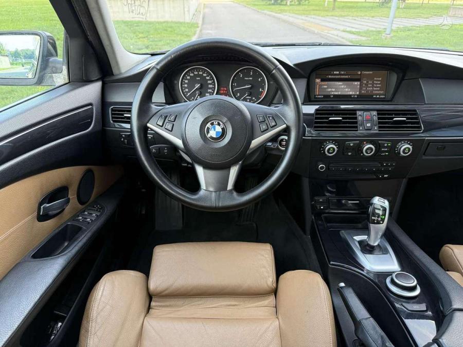 Melns BMW 530 2007 Viļņa, ar dzinēja tilpumu 2.99 L un nobraukumu 278 tūkst. km par 3950 €, foto 18 vietnē AUTOMOTO.COM.LV