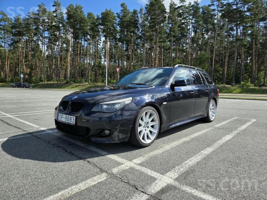 Melns BMW 530 2007 Rīga, ar dzinēja tilpumu 3.00 L un nobraukumu 470 tūkst. km par 4900 €, foto 1 vietnē AUTOMOTO.COM.LV