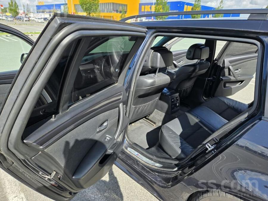 Melns BMW 530 2007 Rīga, ar dzinēja tilpumu 3.00 L un nobraukumu 470 tūkst. km par 4900 €, foto 12 vietnē AUTOMOTO.COM.LV