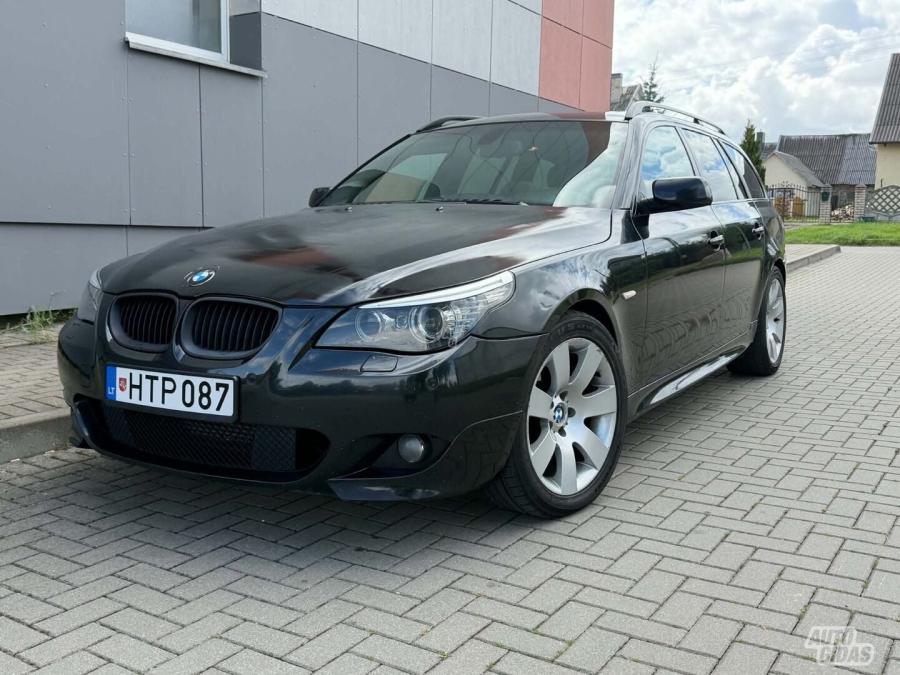 Black BMW 530 2007 in Radviliskis, with an engine capacity of 3.00 L and mileage of 381 thousand km for 3300 €, photo 3 on AUTOMOTO.COM.LV
