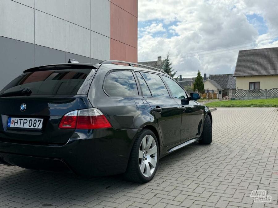 Black BMW 530 2007 in Radviliskis, with an engine capacity of 3.00 L and mileage of 381 thousand km for 3300 €, photo 7 on AUTOMOTO.COM.LV