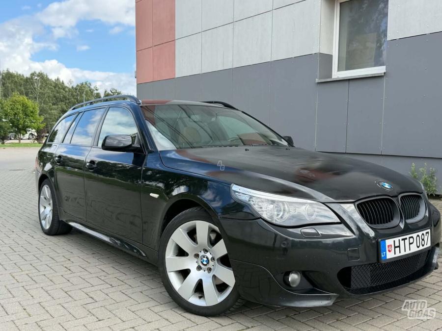 Black BMW 530 2007 in Radviliskis, with an engine capacity of 3.00 L and mileage of 381 thousand km for 3300 €, photo 8 on AUTOMOTO.COM.LV