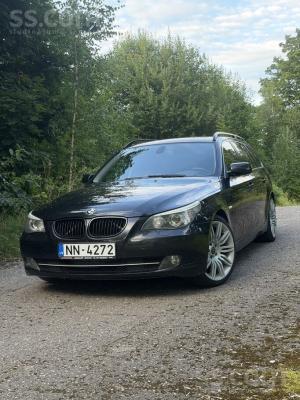 Melns BMW 530 2007 Rēzekne, ar dzinēja tilpumu 3.00 L un nobraukumu 320 tūkst. km par 5200 €, foto  vietnē AUTOMOTO.COM.LV