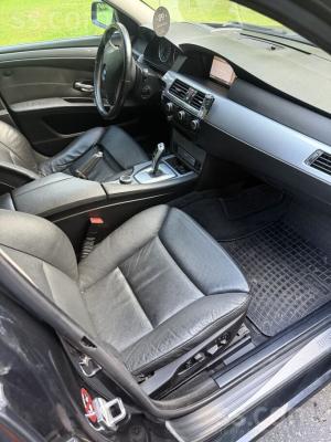 Melns BMW 530 2007 Rēzekne, ar dzinēja tilpumu 3.00 L un nobraukumu 320 tūkst. km par 5200 €, foto 6 vietnē AUTOMOTO.COM.LV