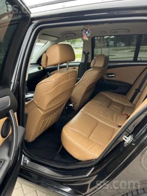 Melns BMW 530 2007 Aizkraukle, ar dzinēja tilpumu 3.00 L un nobraukumu 457 tūkst. km par 4700 €, foto 10 vietnē AUTOMOTO.COM.LV