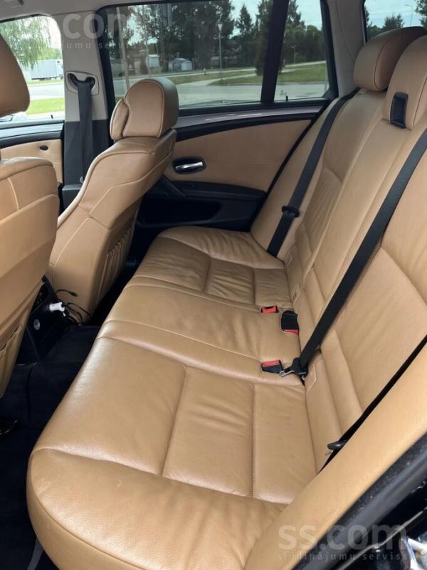 Melns BMW 530 2007 Aizkraukle, ar dzinēja tilpumu 3.00 L un nobraukumu 457 tūkst. km par 4700 €, foto 10 vietnē AUTOMOTO.COM.LV