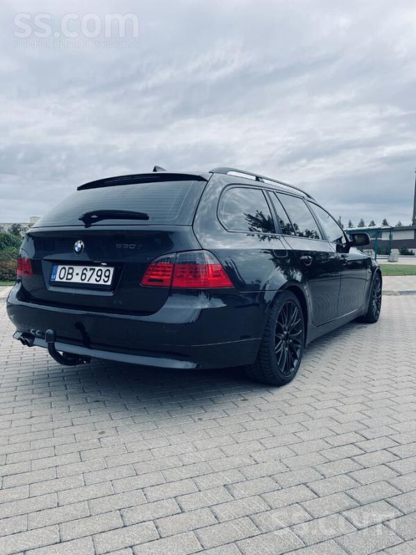 Black BMW 530 2007 in Aizkraukle, with an engine capacity of 3.00 L and mileage of 457 thousand km for 4200 €, photo 3 on AUTOMOTO.COM.LV