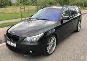 Black BMW 530 2007 in Vilnius, with an engine capacity of 2.99 L and mileage of 418 thousand km for 4750 €, photo  on AUTOMOTO.COM.LV