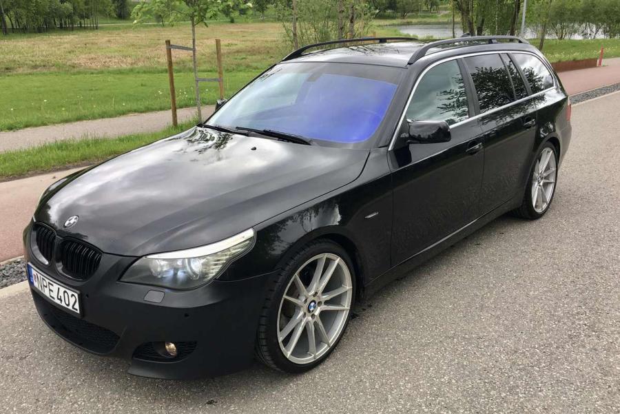 Black BMW 530 2007 in Vilnius, with an engine capacity of 2.99 L and mileage of 418 thousand km for 4750 €, photo 3 on AUTOMOTO.COM.LV